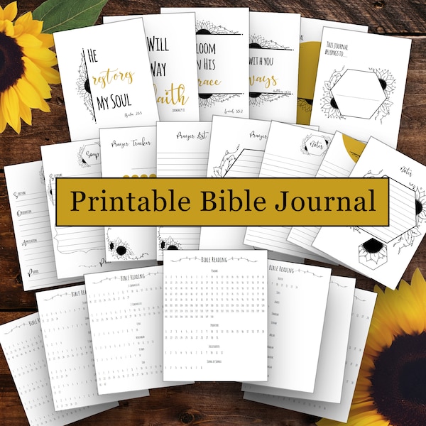 Bible Study Planner Printable - Etsy