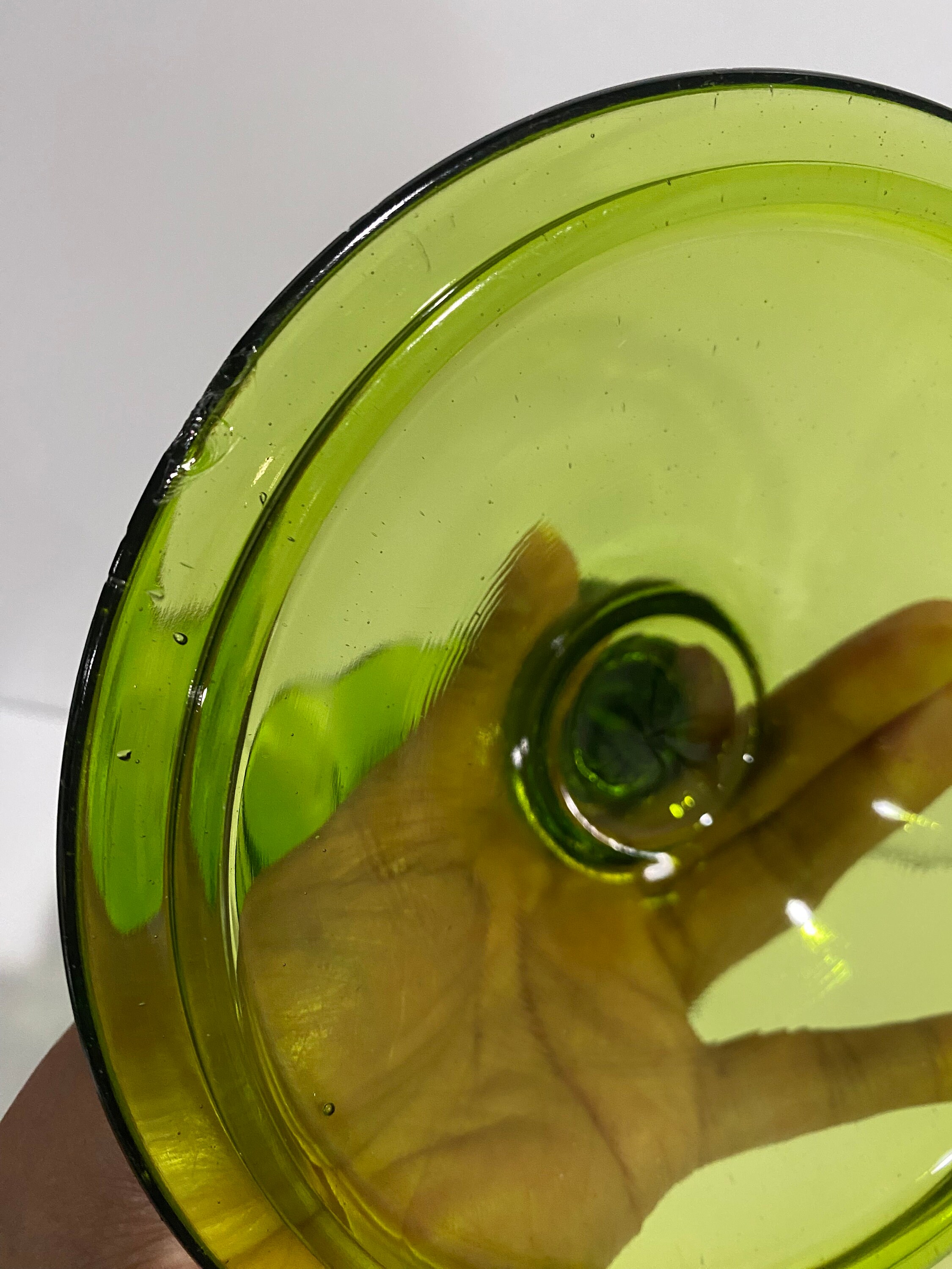 Vintage LE Smith Simplicity Apothecary Jar Green - Etsy