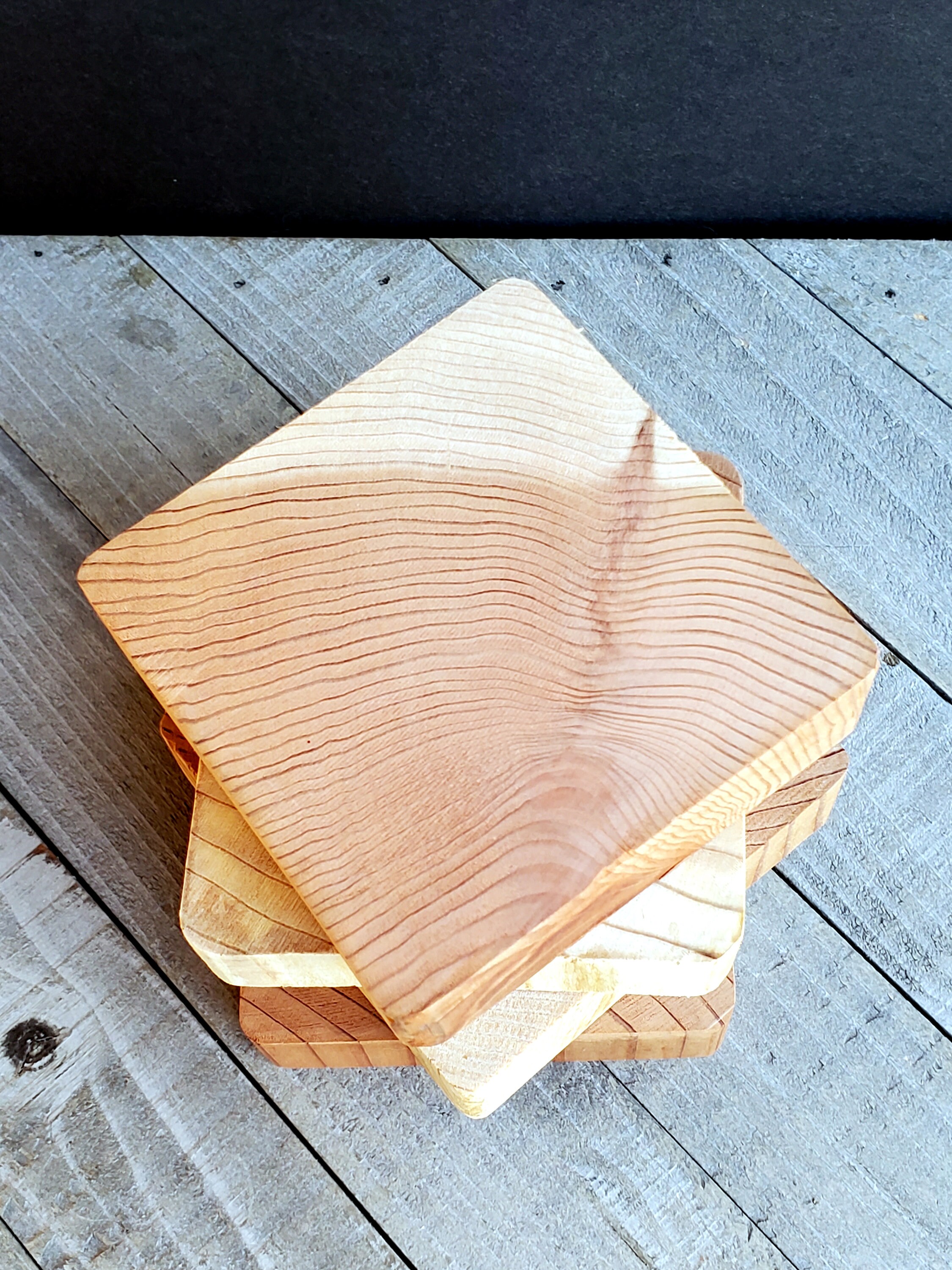 4 Each 1 Inch Unfinished Solid Wood Blocks - Etsy