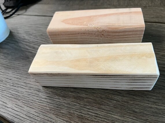 6 X 2 X 1.5 Unfinished Solid Wood Blocks Set - Etsy