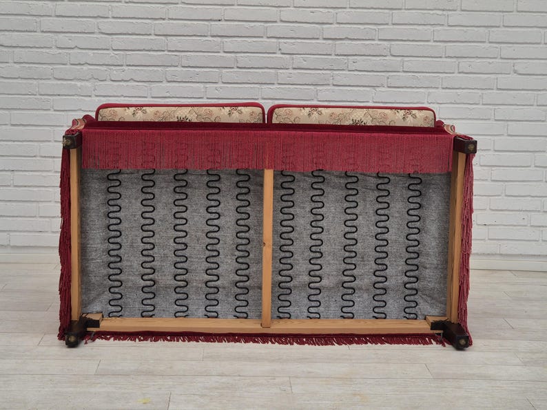 1970s, Danish 2 Seater Sofa, Original Condition, Furniture Velour, Ash ...