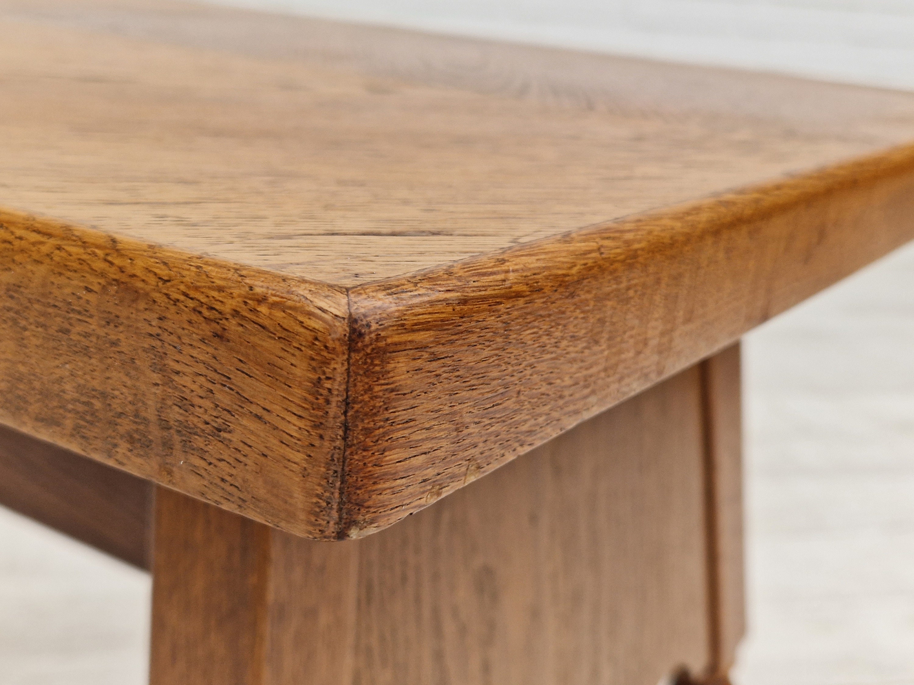 1950s Danish Design Oak Wood Coffee Table Original - Etsy
