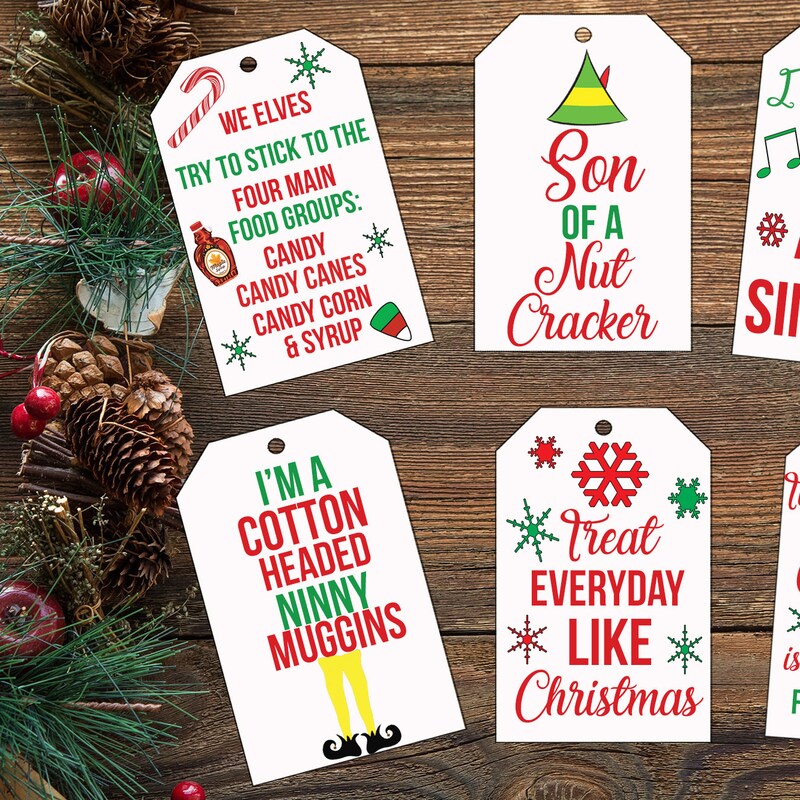 Funny Christmas Tags - Etsy
