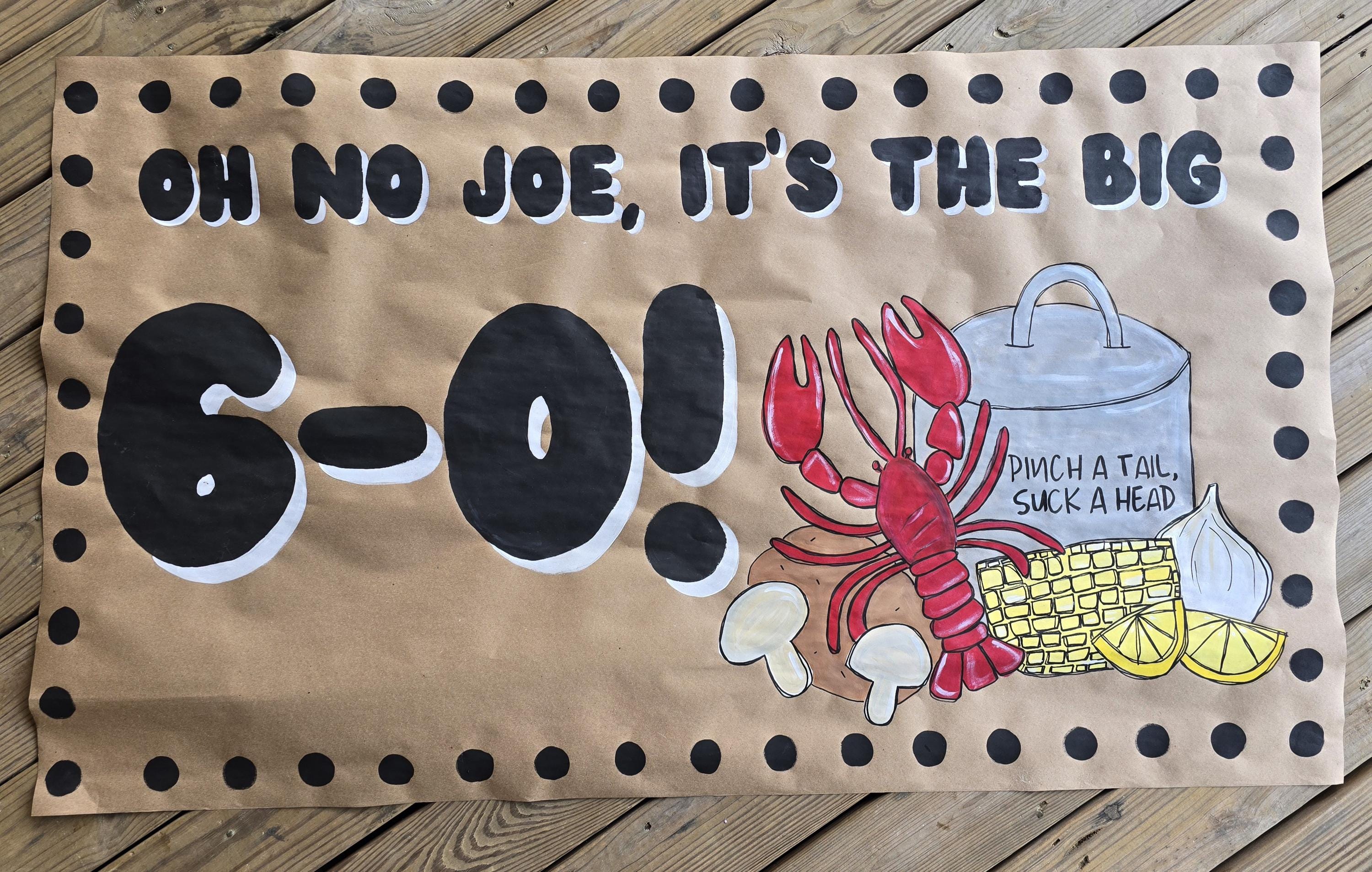 Hand Painted Crawfish Boil Birthday Banner - Etsy