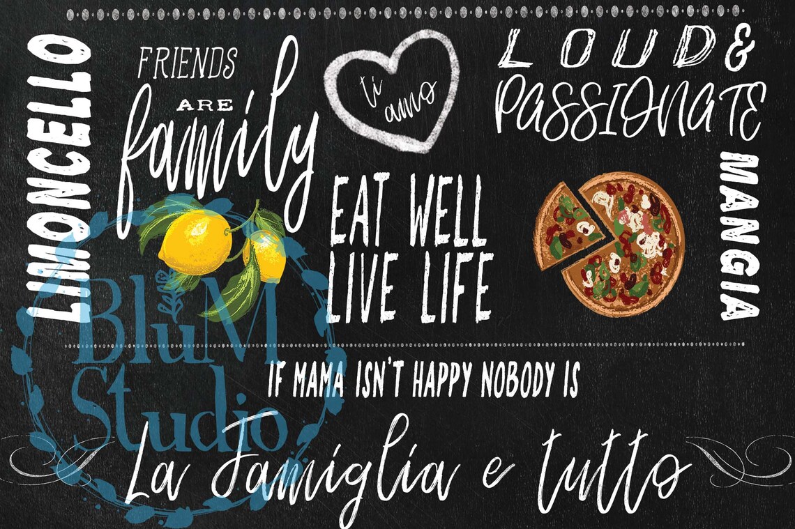 Our Italian Family Sign, Family Printable, Digital Download, Farmhouse ...