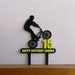 Personalised Birthday Cake Stake Topper Decoration 3D Print BMX Bike ...