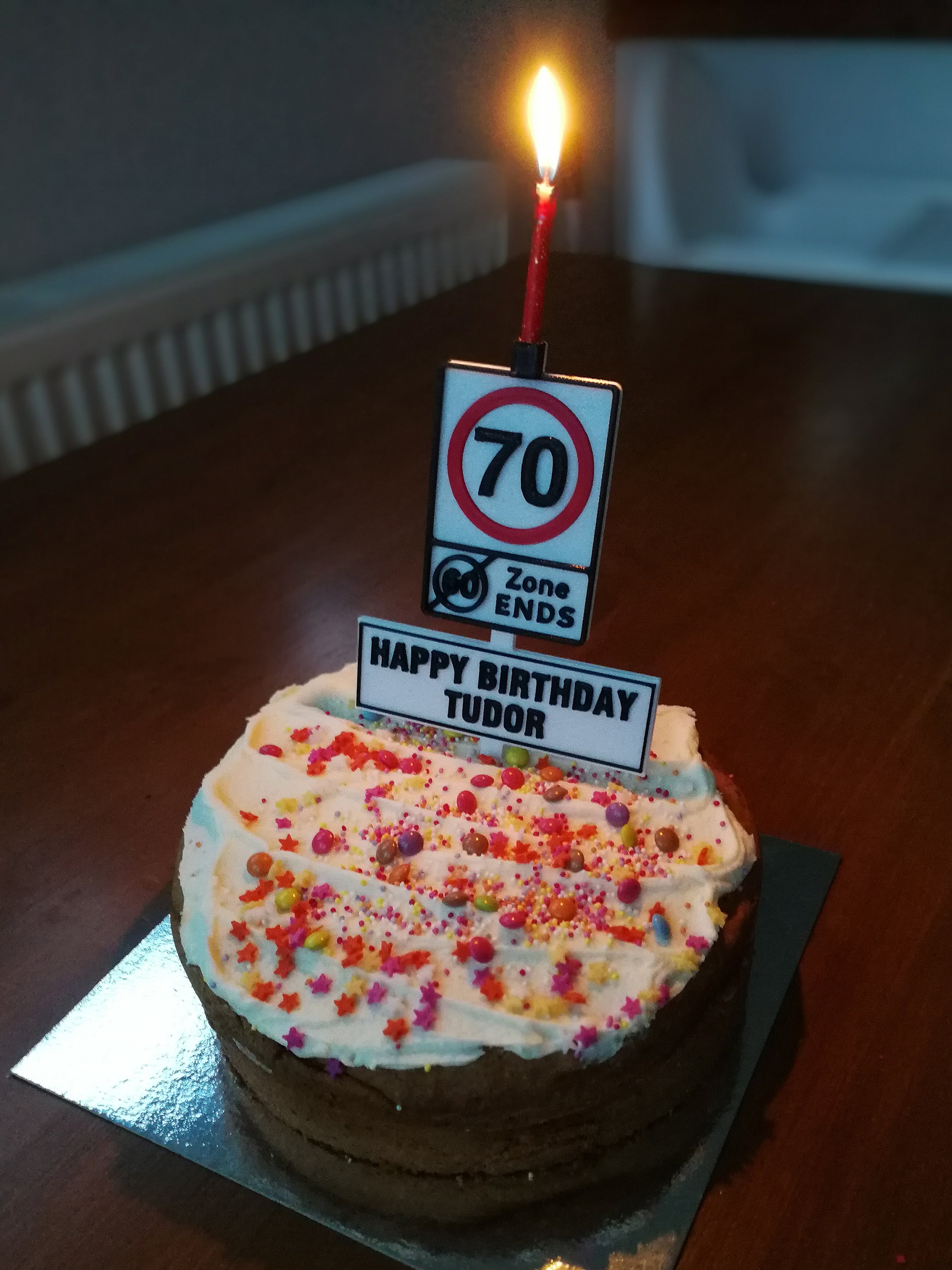 Personalised Birthday Cake Stake Candle Holder Topper 3D Print - Etsy