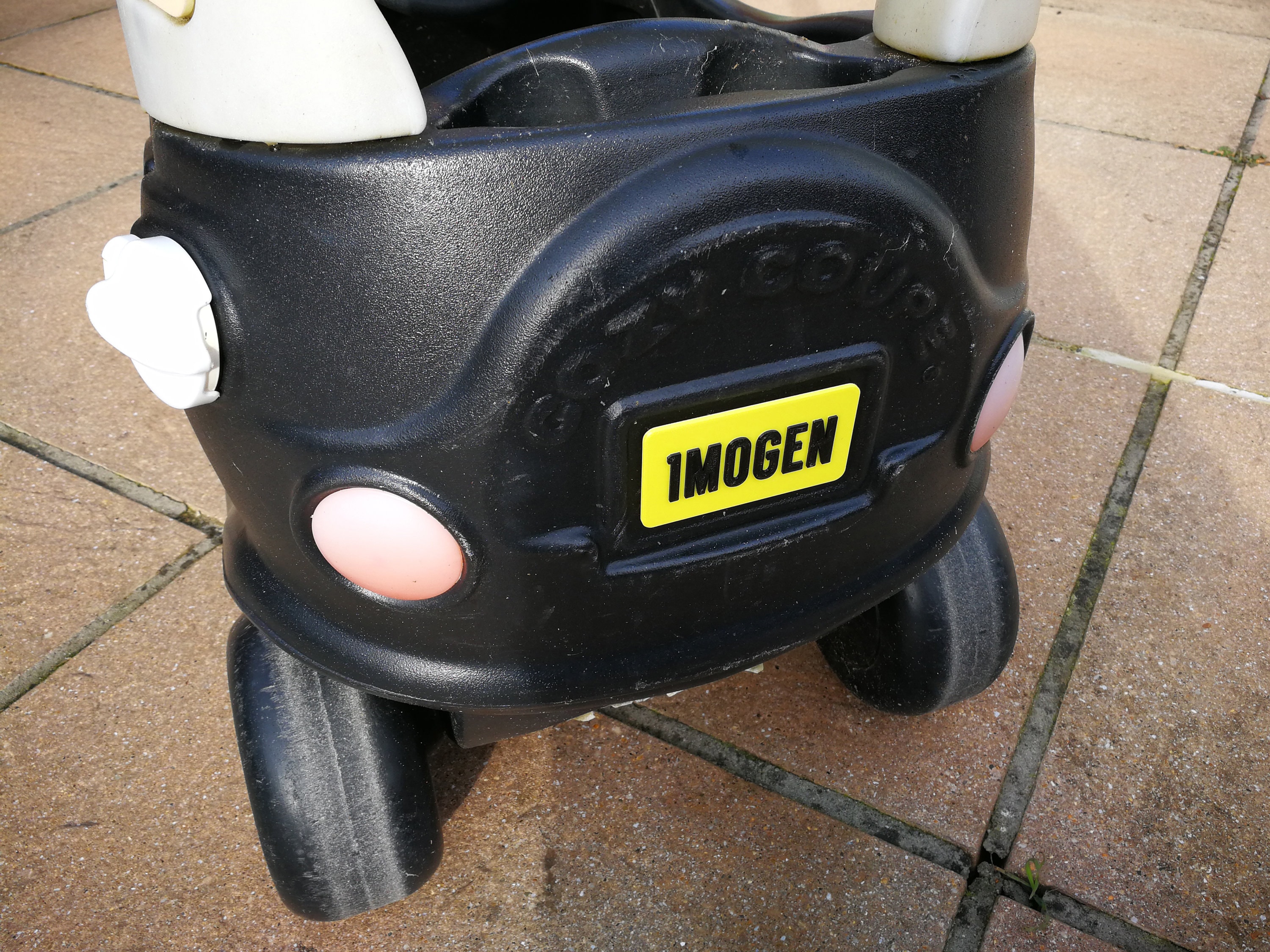 Personalised Number Plate for Little Tikes Cozy Coupe Toy Car Name ...