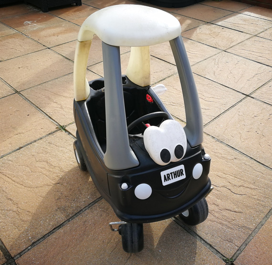 Personalised Number Plate for Little Tikes Cozy Coupe Toy Car Name ...