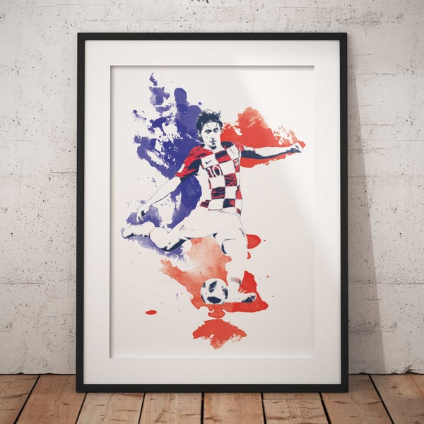 Modric Football Poster - Etsy