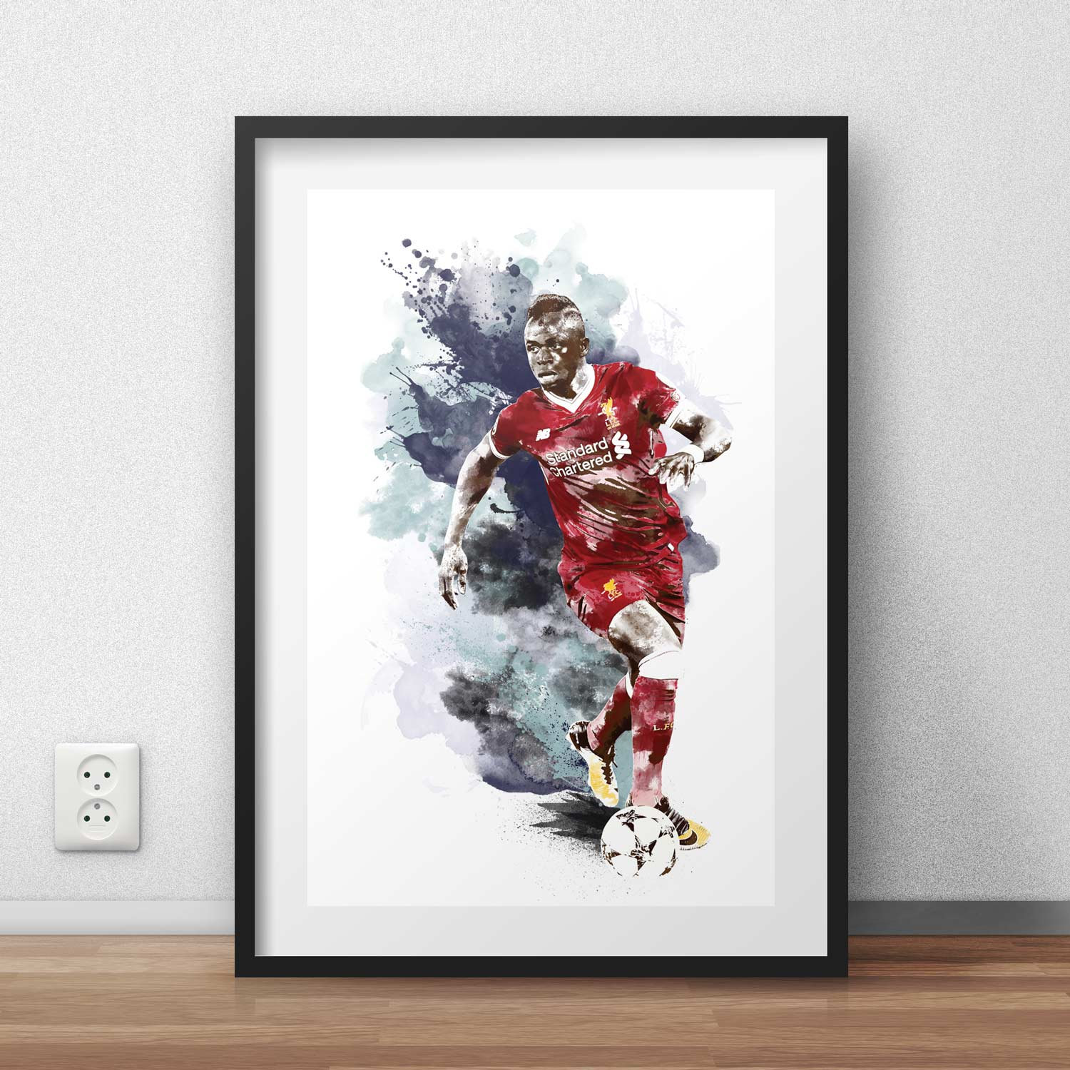 Sadio Mane Art Poster Print Liverpool Football - Etsy UK