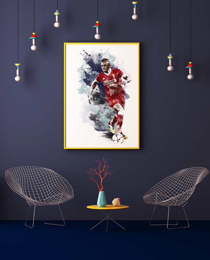 Sadio Mane Art Poster Print Liverpool Football - Etsy UK