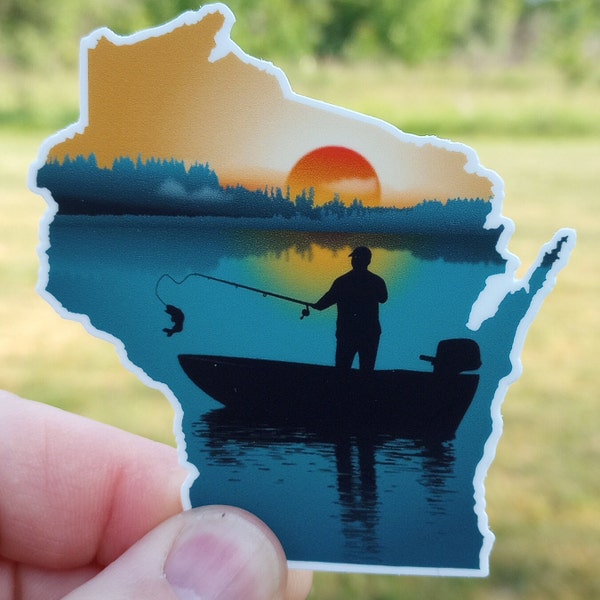 Fishing Stickers - Etsy