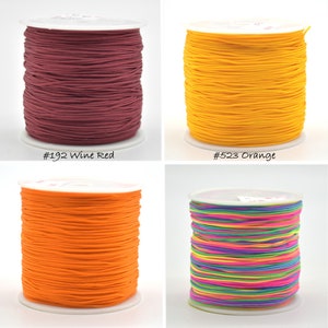 Nylon Cord Spool for Jewellery Making 0.80mm X 90 Metres per Spool 4 ...