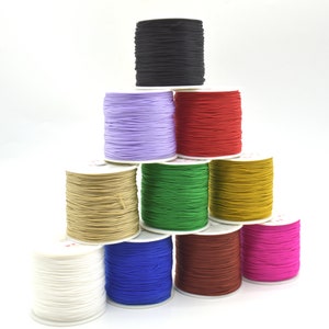 Nylon Cord Spool for Jewellery Making 0.80mm X 90 Metres per Spool 4 ...