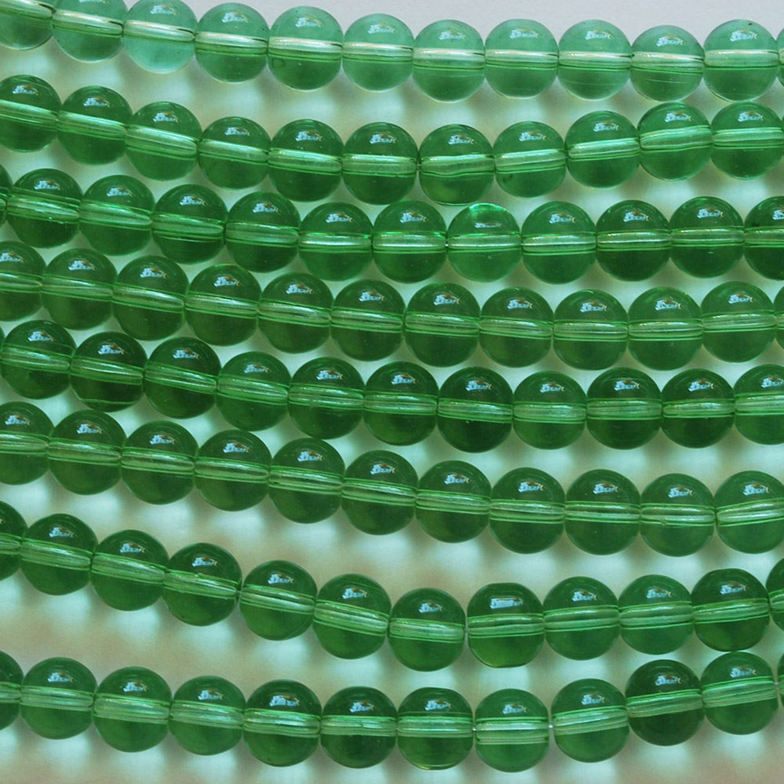 High Quality Green Quartz dyed Round Beads 4mm 6mm 8mm | Etsy