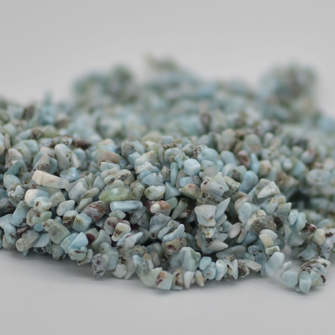 High Quality Grade A Natural Larimar Semi-precious Gemstone Chips ...