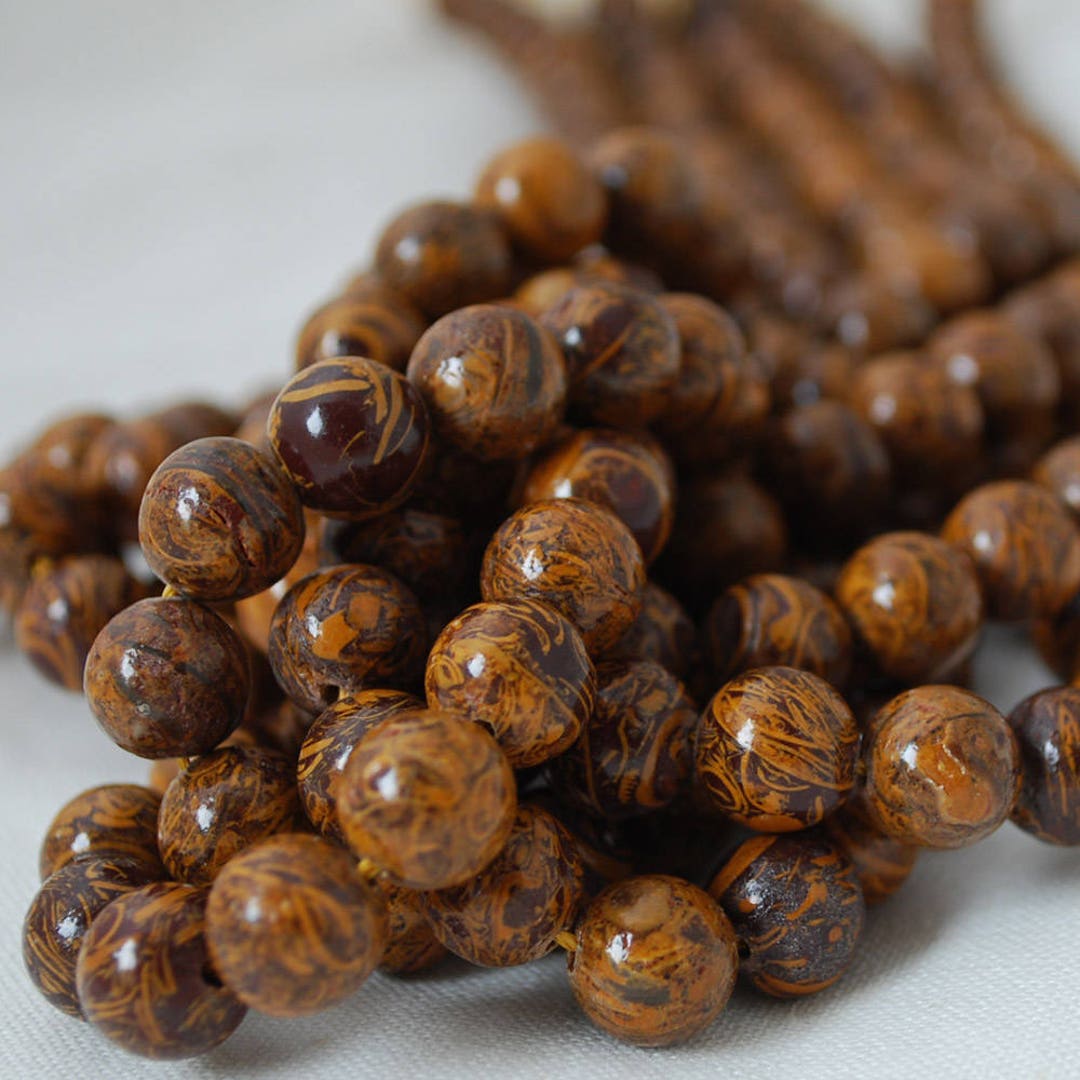 Elephant Skin Jasper Round Beads 4mm, 6mm, 8mm, 10mm Sizes 15 Strand ...