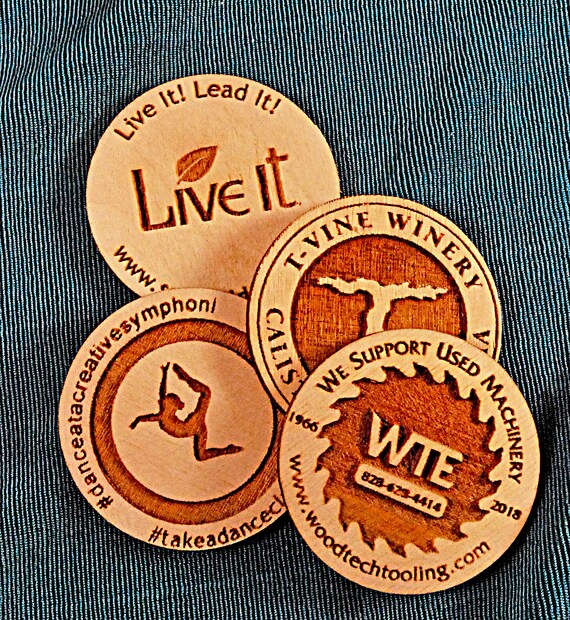 150 Custom 2-Sided 1.75 Tokens your logo or message on | Etsy