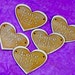 5 Braille Valentines Wooden Hearts With LOVE, Gift for the Visually ...