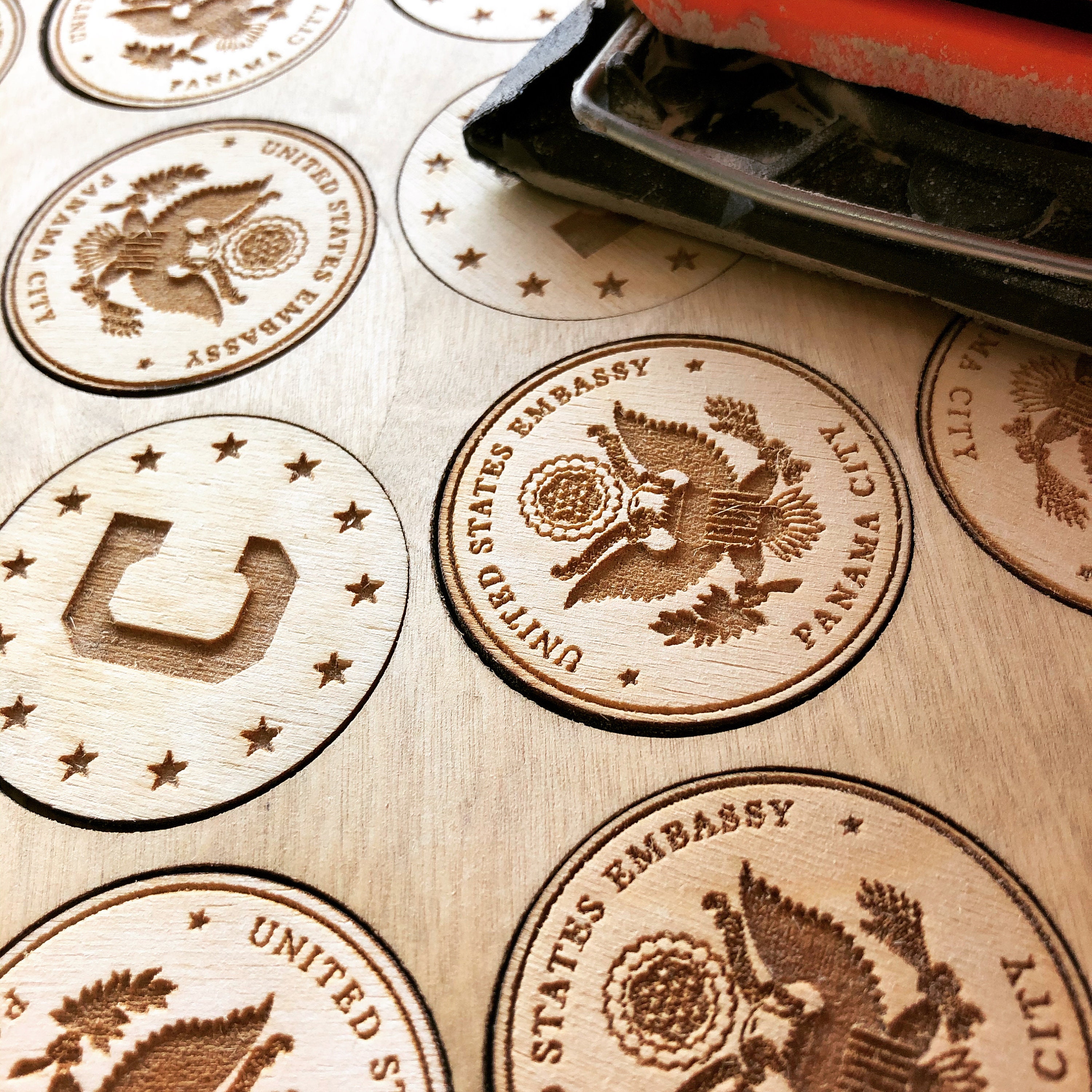 150 Custom 2-sided 1.75" Tokens - Your Logo or Message on Both Sides ...