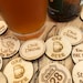 100 Custom Drink Tokens --laser Engraved - Etsy