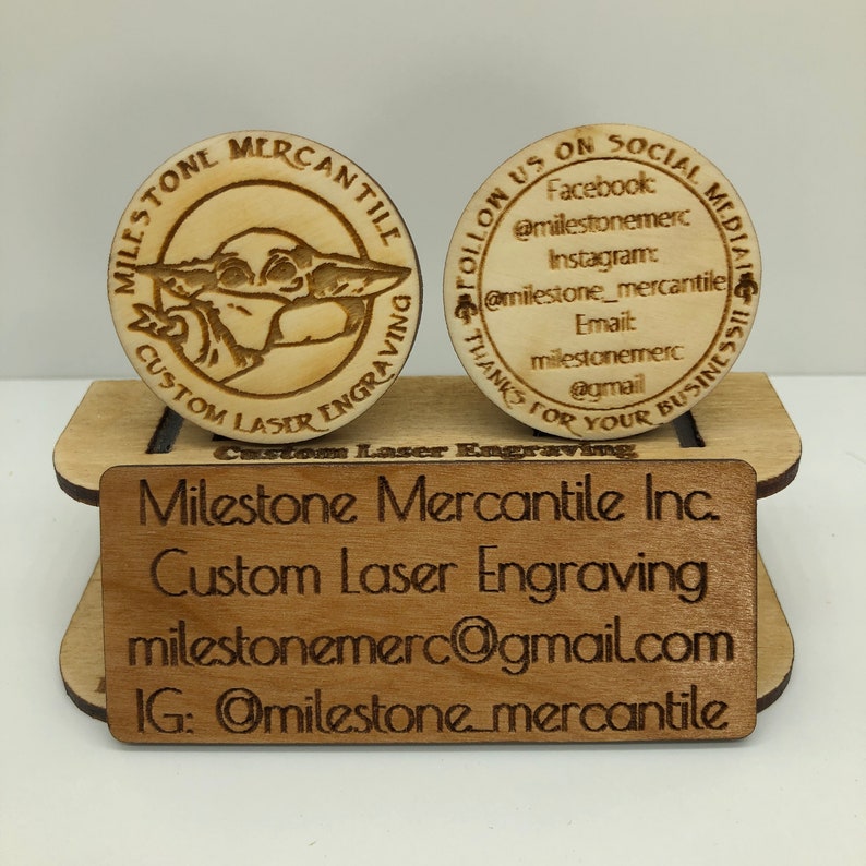 Memorial Tokens Custom Wooden Tokens Become Heirlooms 100 - Etsy
