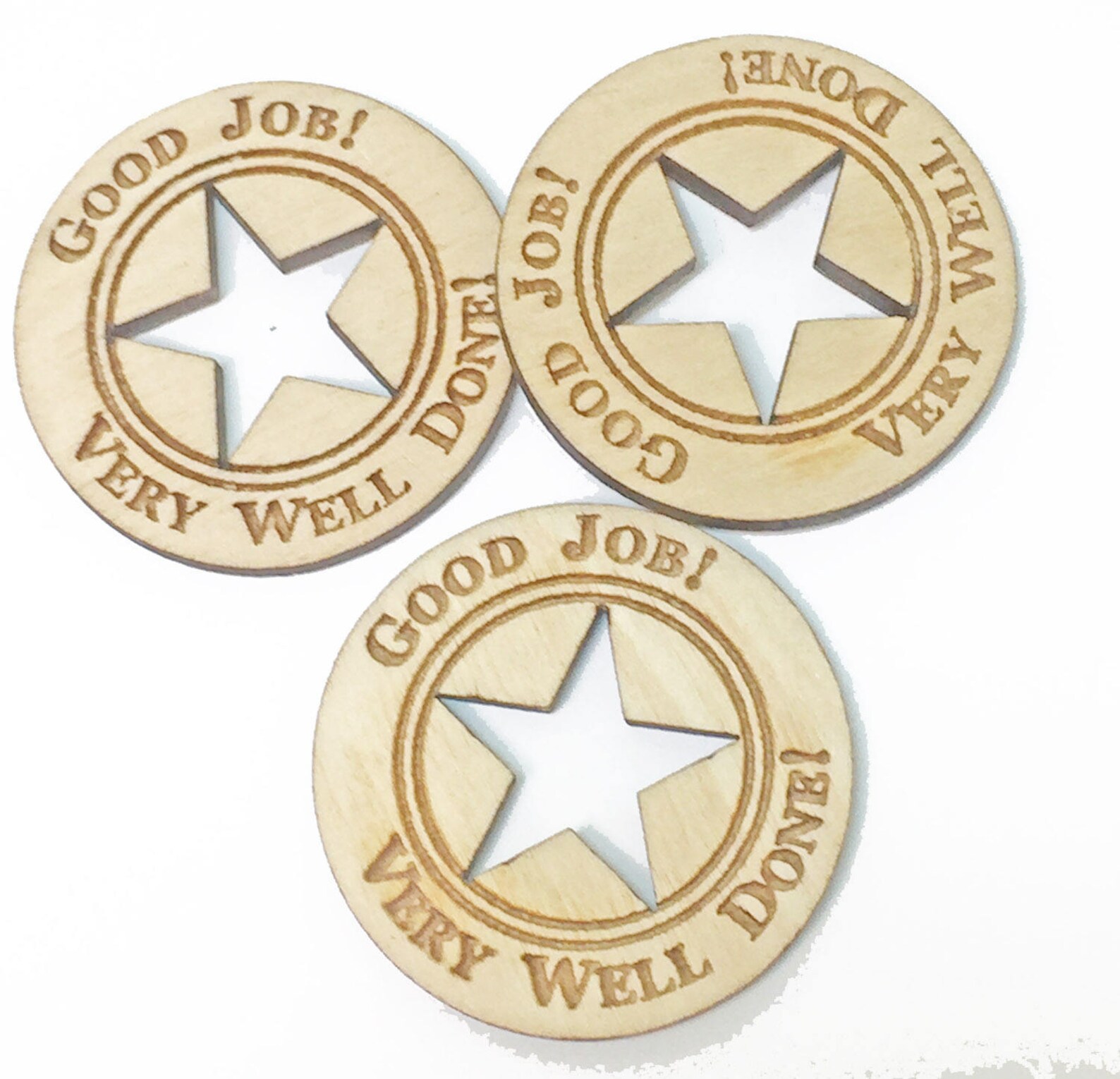 50 GOOD JOB Very Well Done 1 BONUS Grump Pass Token | Etsy