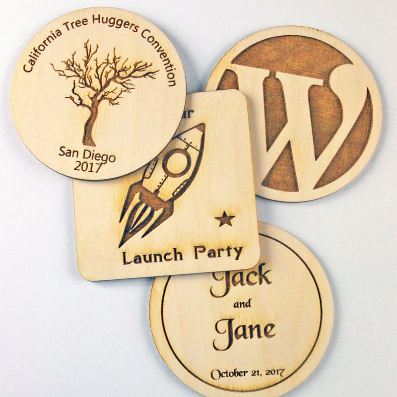 Laser Engraved Coasters - Etsy