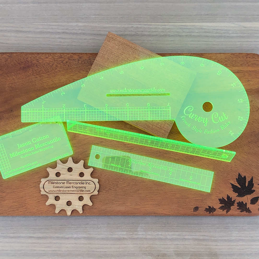 Custom Acrylic Quilting Rulers (various Styles) - Etsy