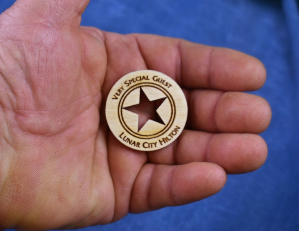 100 Custom Good Job Tokens W/ Star Cut Outlaser Engraved - Etsy