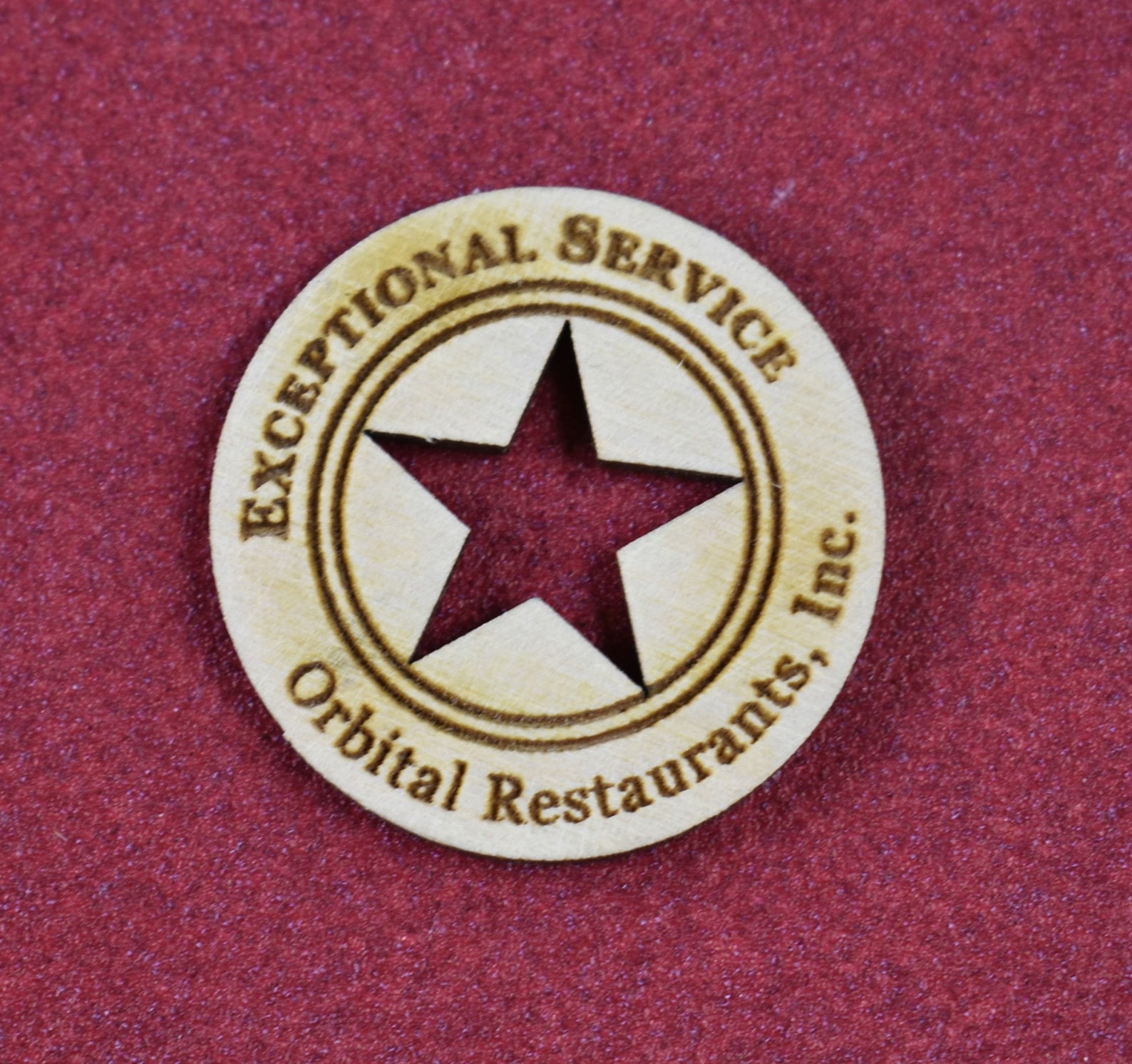 100 Custom Good Job Tokens W/ Star Cut Outlaser Engraved - Etsy