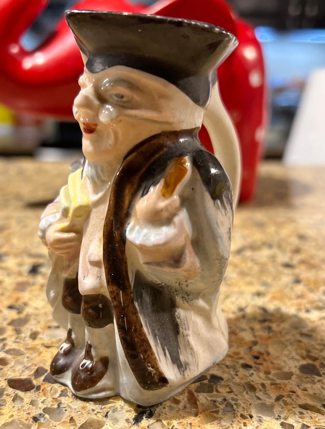 VINTAGE CERAMIC PROFESSOR Toby Mug Creamer Pitcher - Etsy