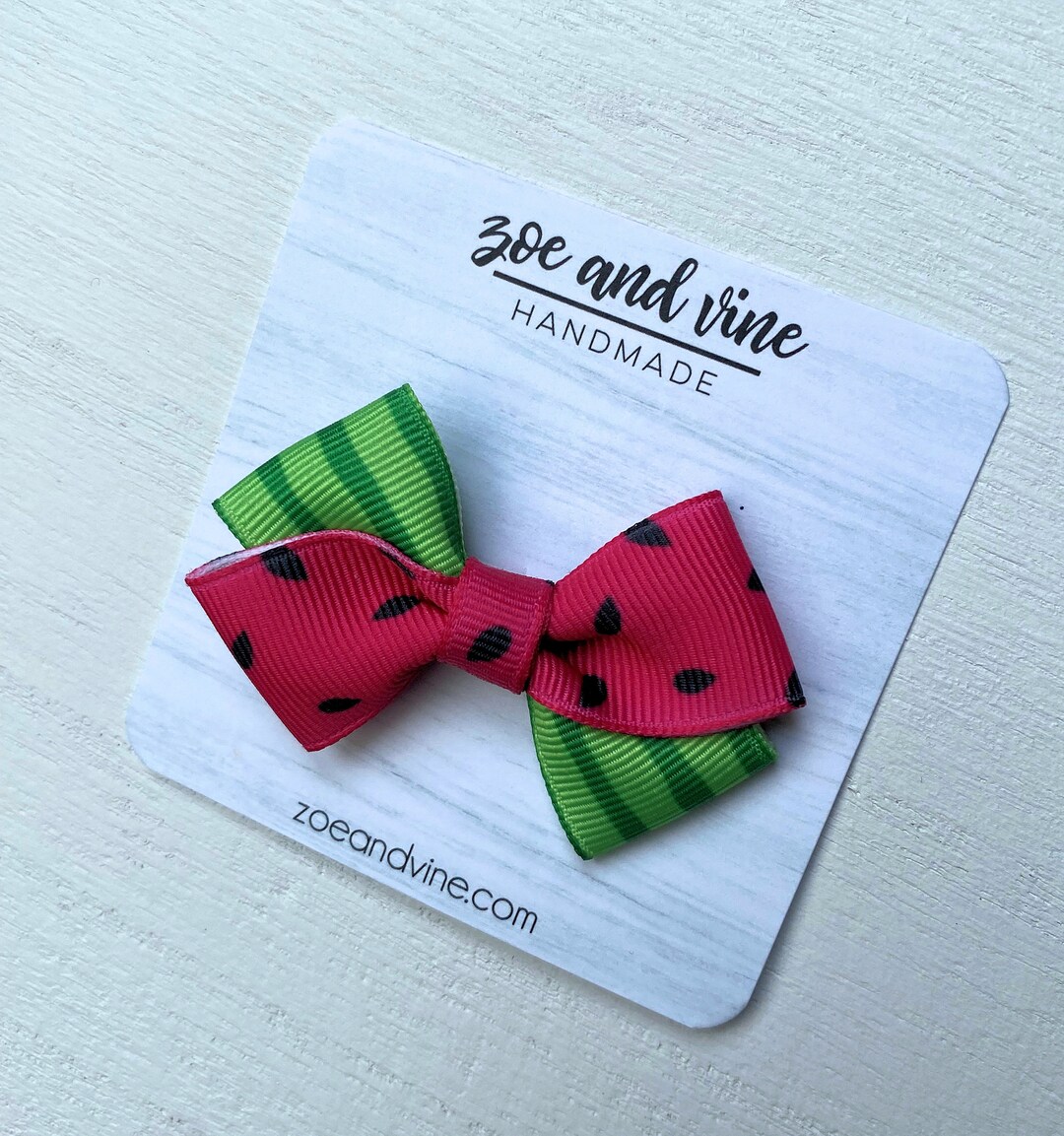 Watermelon Bow, Watermelon Headband, Fruit Bow, Fruit Headband, Summer ...