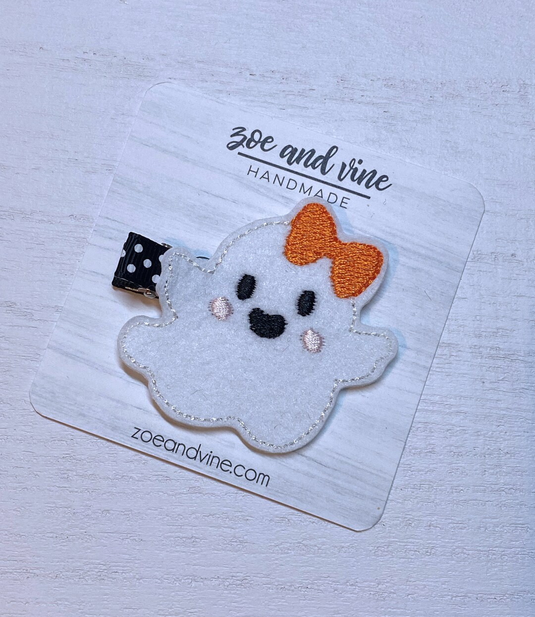 Ghost Feltie Ghost Hair Clip Ghost Headband Halloween Clip - Etsy