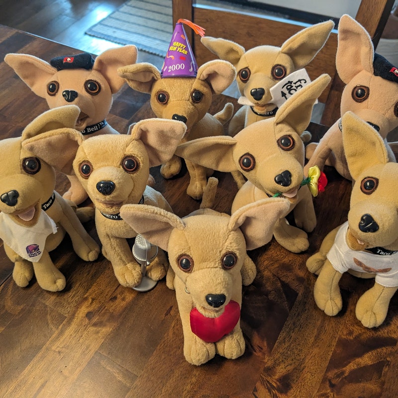 Taco Bell Plush Dogs - Etsy