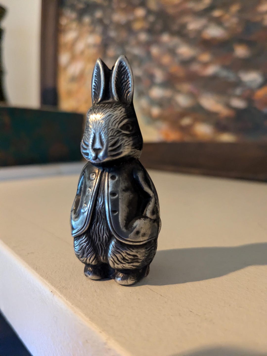 Antique Silver Peter Rabbit Rattle Top Only, Handle Missing - Etsy