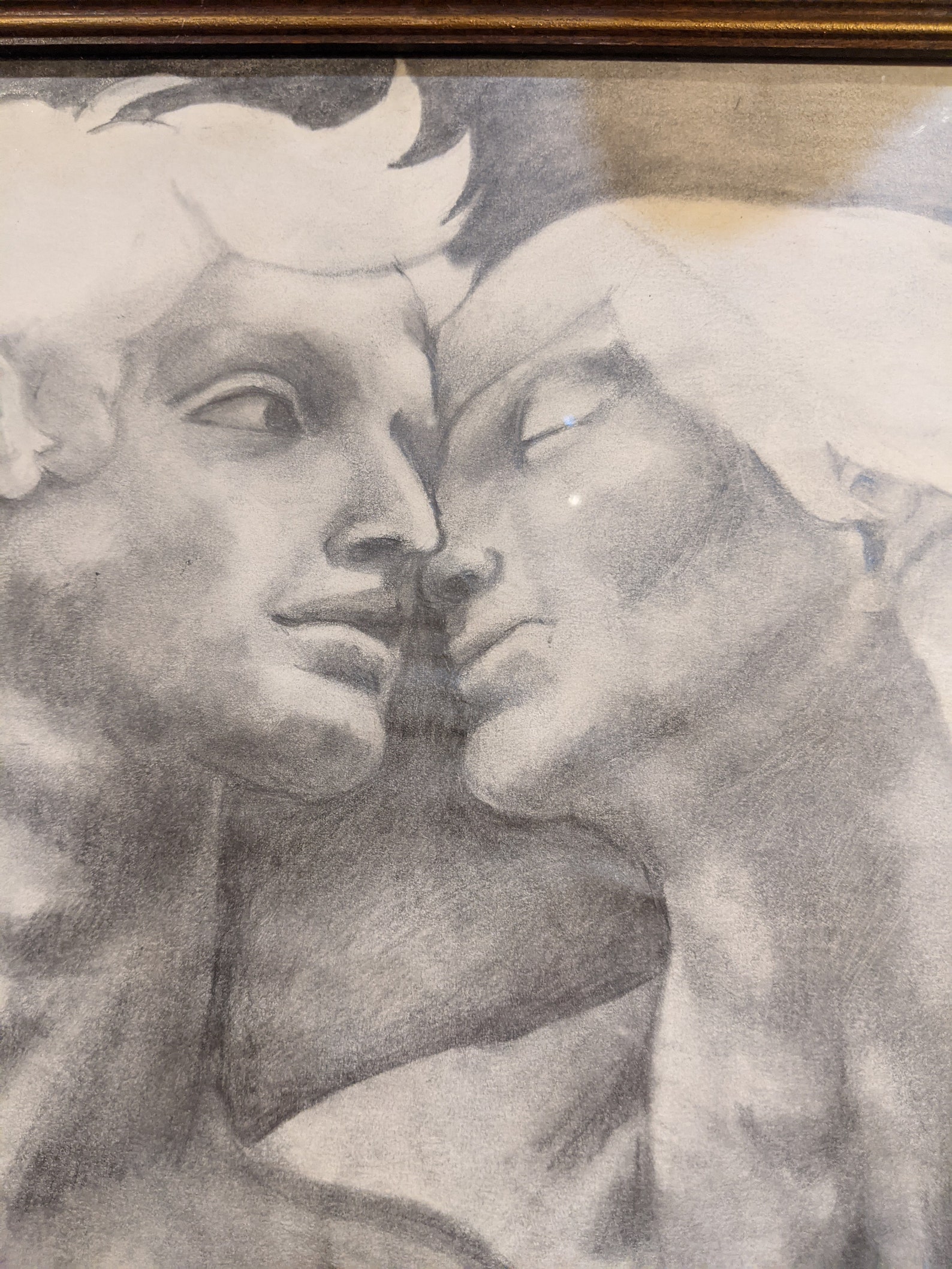 Original Pencil Drawing Gay Art Homoerotic Art Males - Etsy