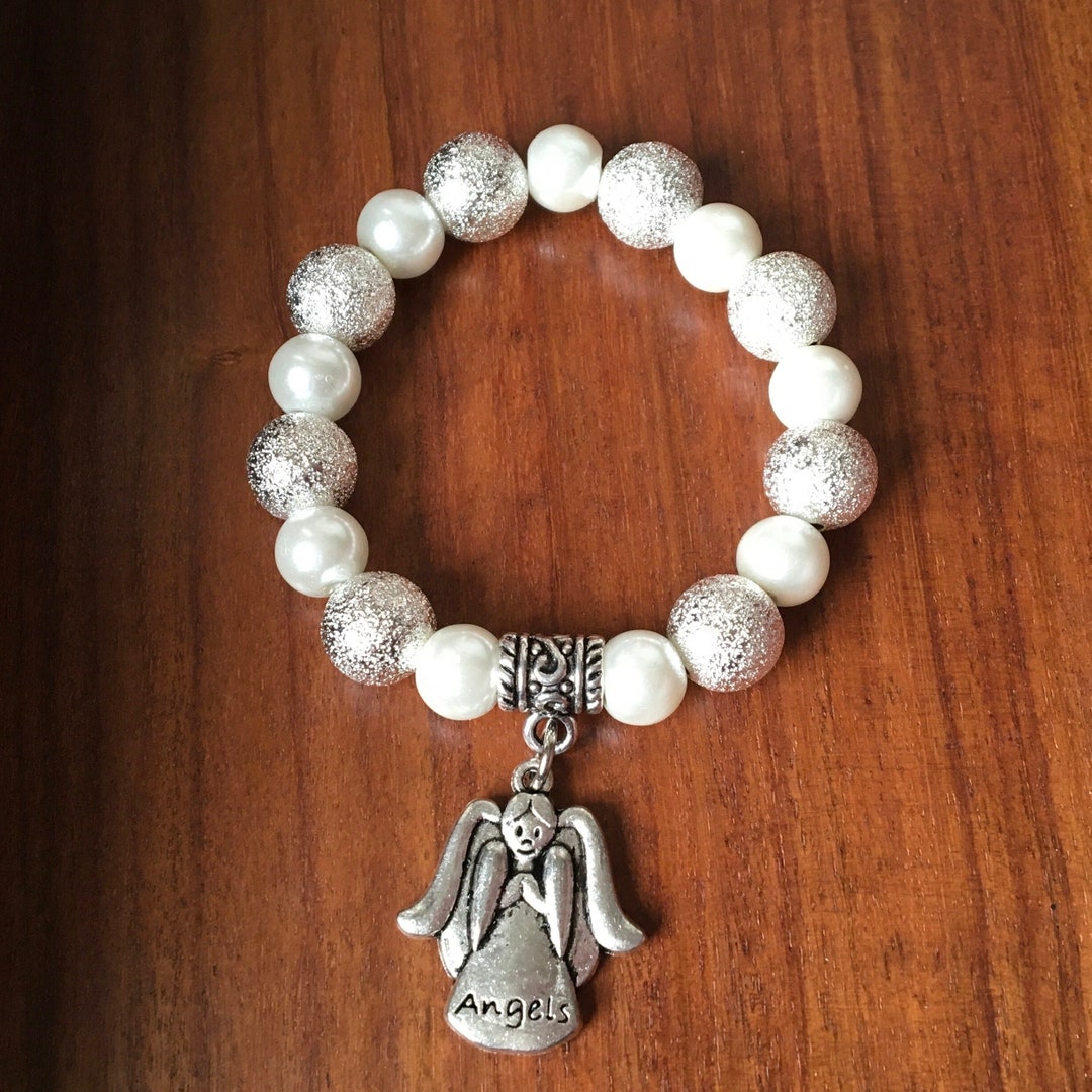 Girl’s Guardian Angels Bracelet - Child Size Bracelet, Kids Bracelet ...