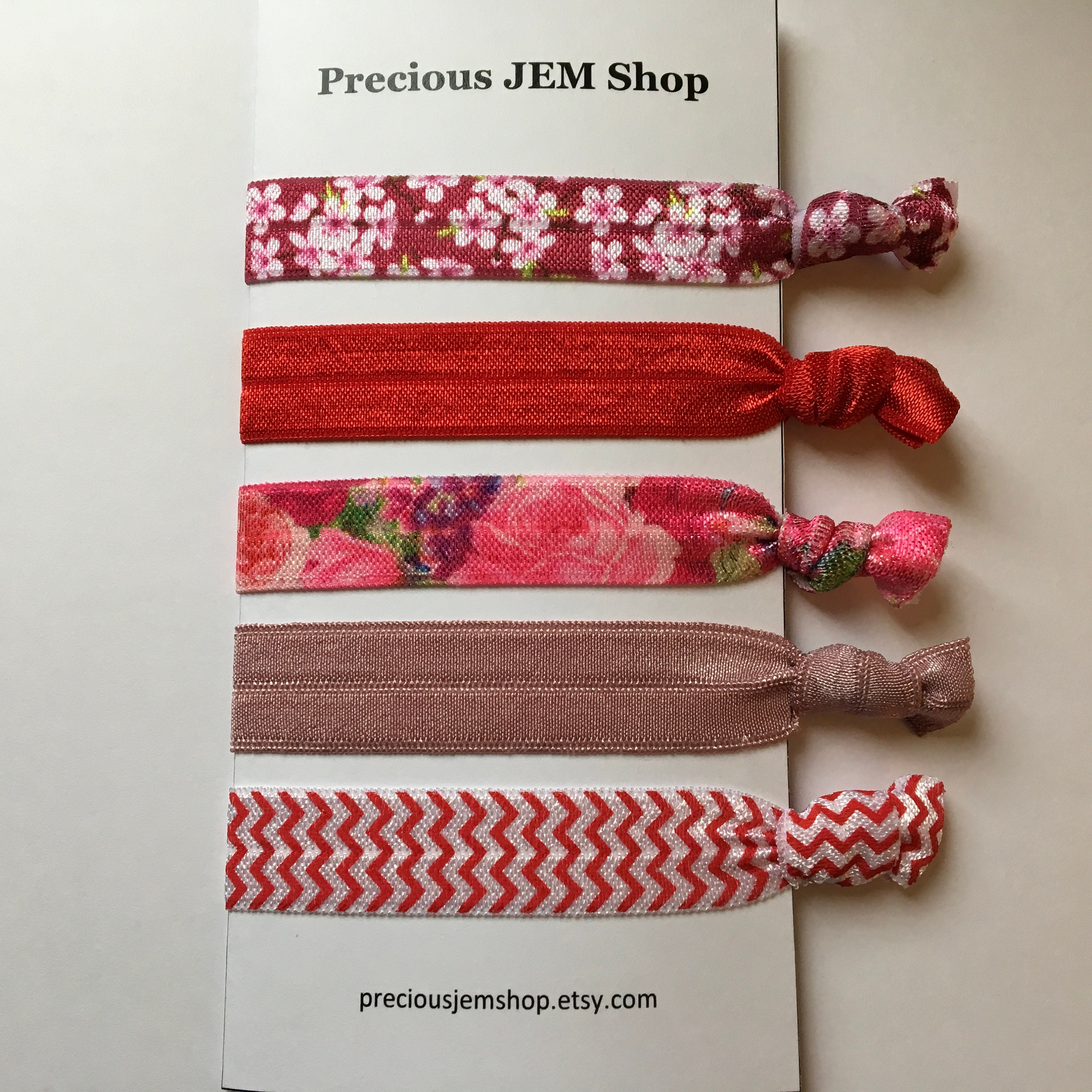 Corbatas florales para el cabello Corbata para el cabello de la flor de ...