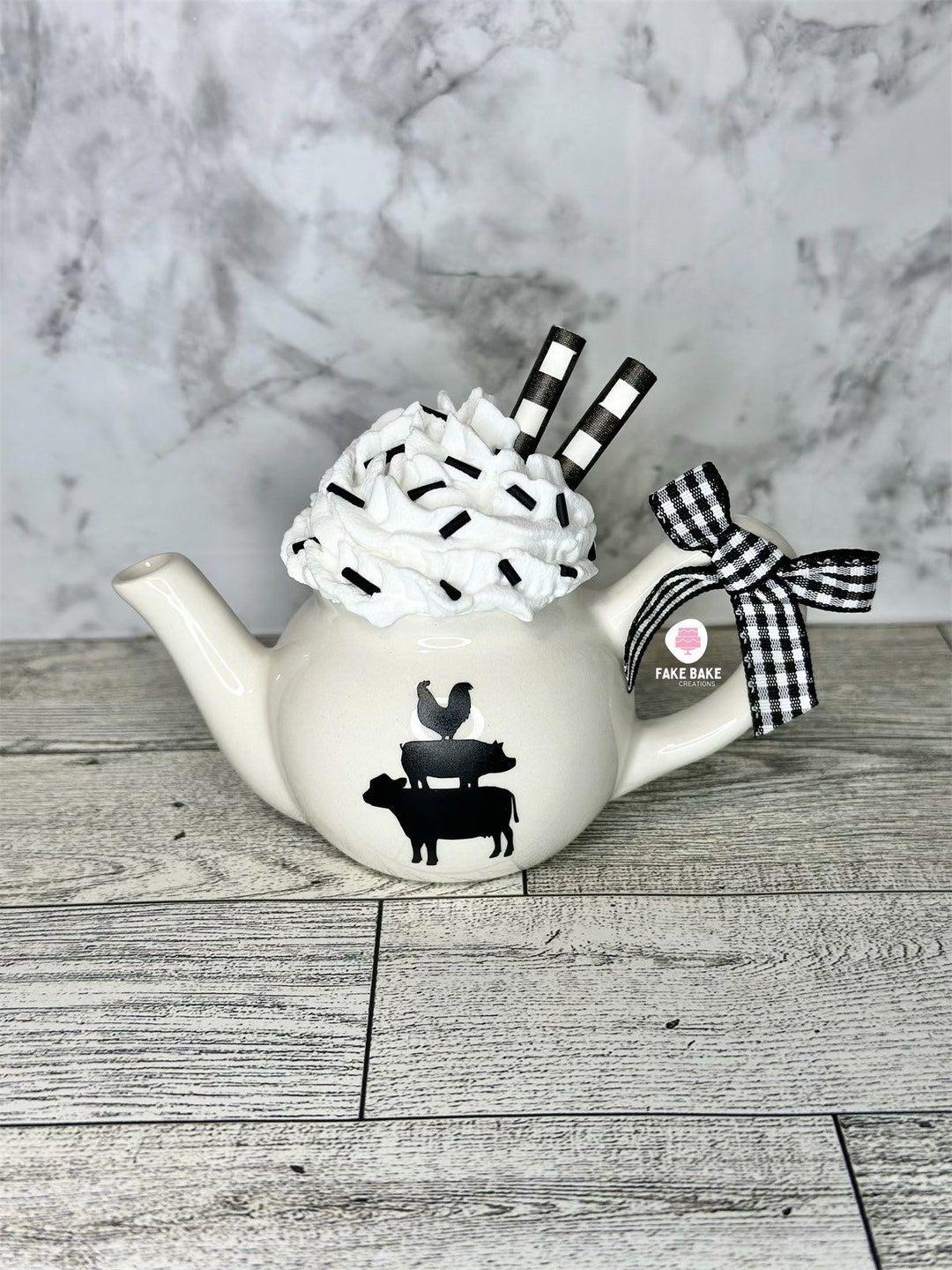 Mini Teapot, Teapot Decor Teapot, Farmhouse, Farmhouse Decor, Farmhouse ...