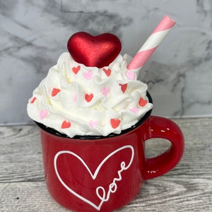 Valentines, Valentine’s Day, Valentine’s Day Decor, Mini Mug Decor ...