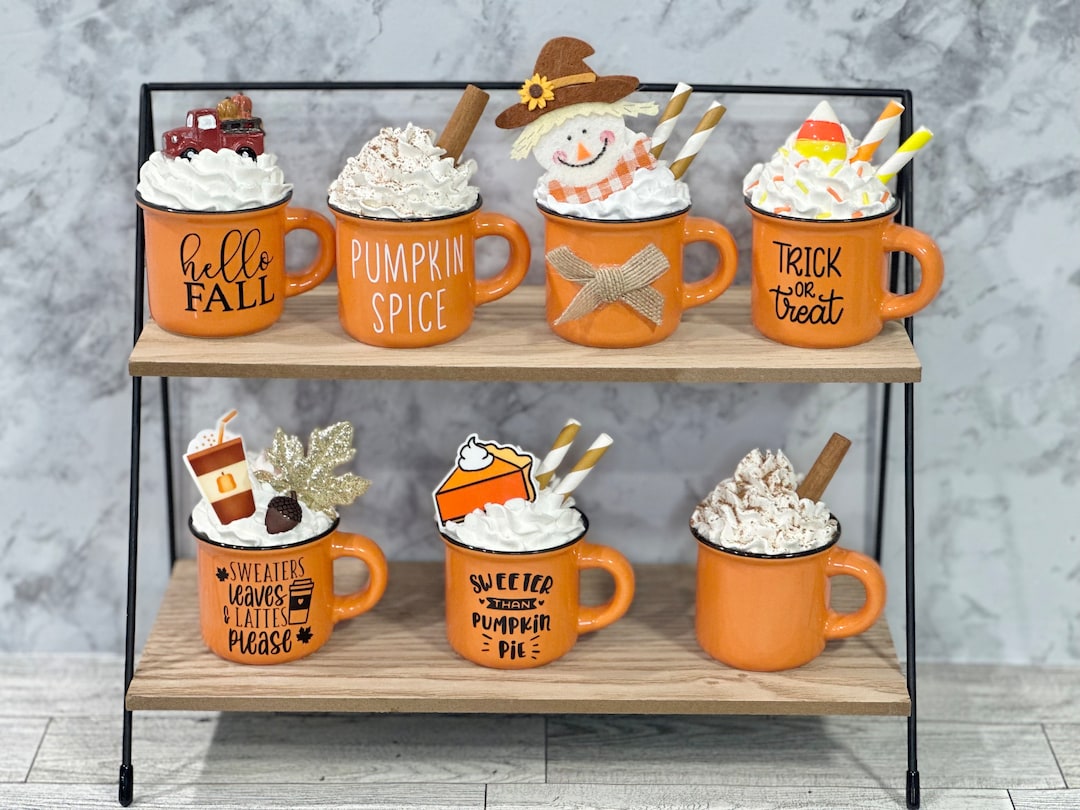 Mini Mug, Fall, Fall Decor, Thanksgiving, Hello Fall, Happy Fall ...