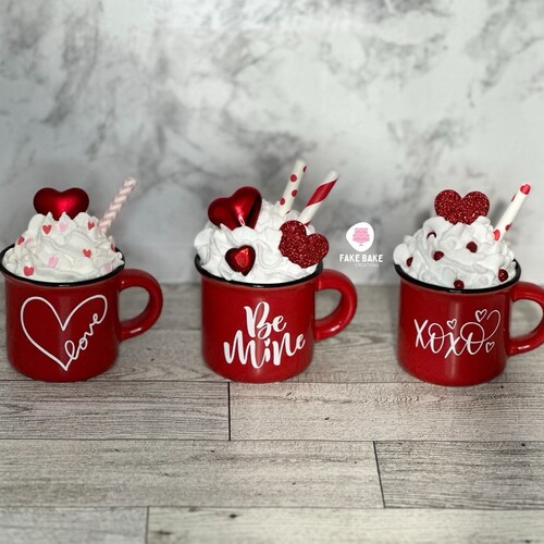 Valentines Day Valentine Valentines Day Mini Mug Decor - Etsy