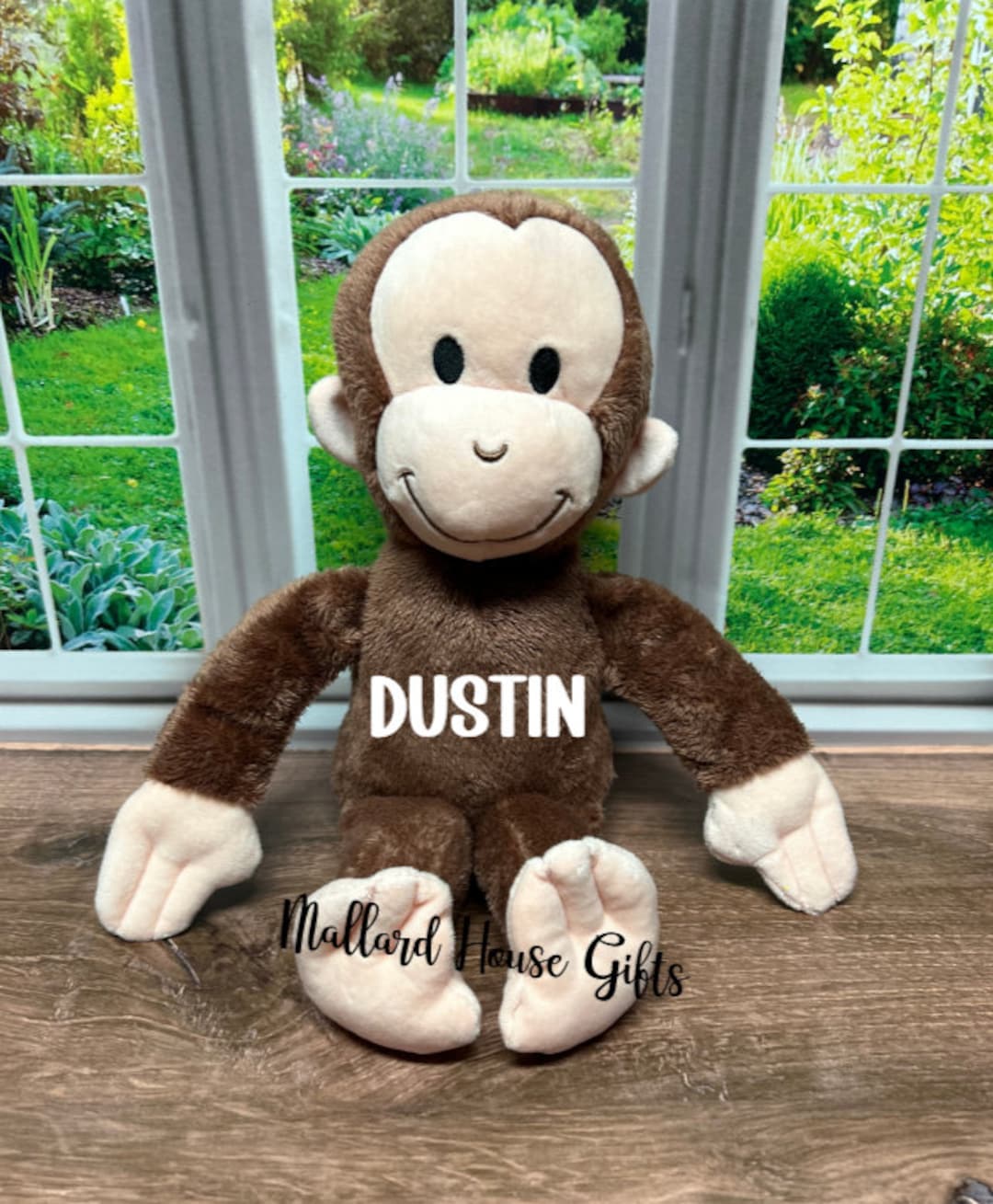 Personalized Curious George Plush - Etsy