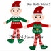 Personalized Christmas Elves Boy Elf Girl Elf Holiday Elves Plush ...