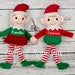 Personalized Christmas Elves Boy Elf Girl Elf Holiday Elves Plush ...