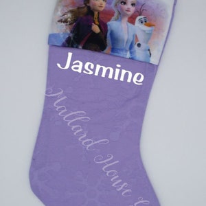 Personalized Frozen II Christmas Stocking Personalized Frozen II Santa ...