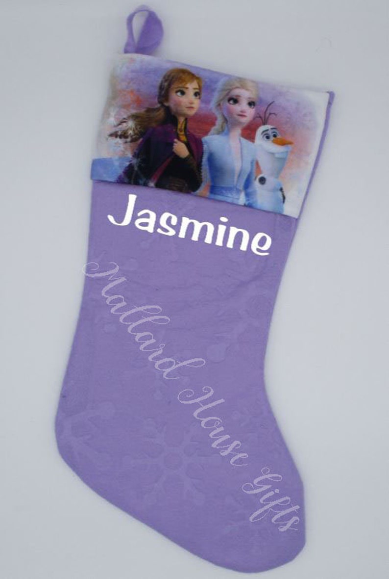 Personalized Frozen II Christmas Stocking Personalized Frozen II Santa ...