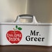 LARGE Personalized Teacher Caddy SIX DESIGNS Teacher Desk Organizer ...